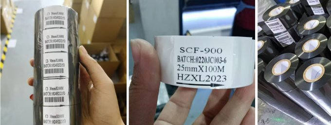Hot Coding Foil Ink Ribbon For Expiry Date Manufacturing Date Printing ...